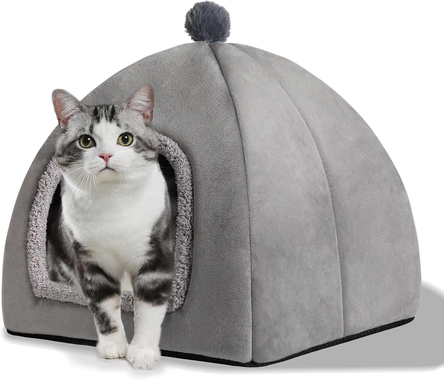 Cat Bed Cave for Indoor, Suitable for Cat Dome Bed, Hideaway Bed for ...