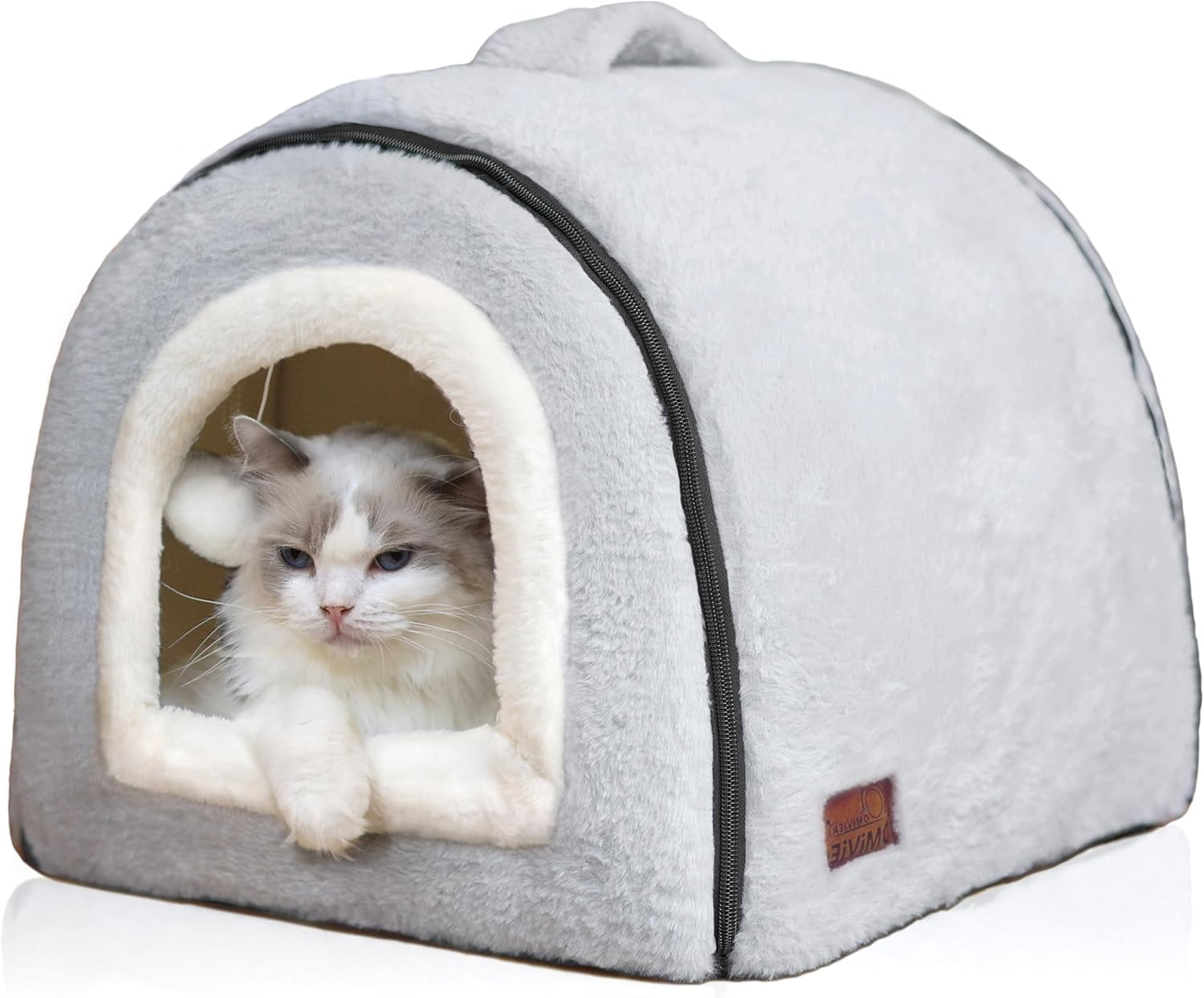 Cat Bed for Indoor Cats，Foldable cat cave，Anti-Slip & Water-Resistant ...