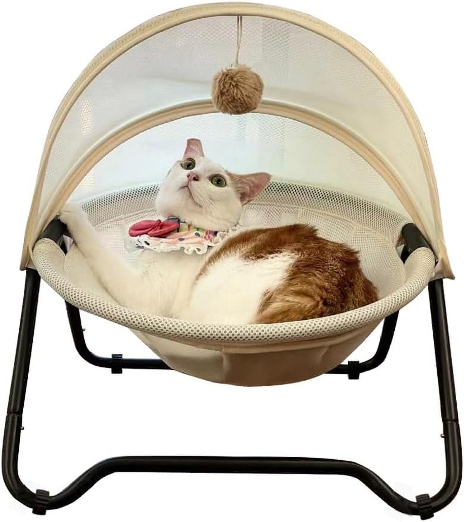 Cat Bed, Pet Hammock Bed for Cats and Dogs, and Breathable Elevated Cat ...