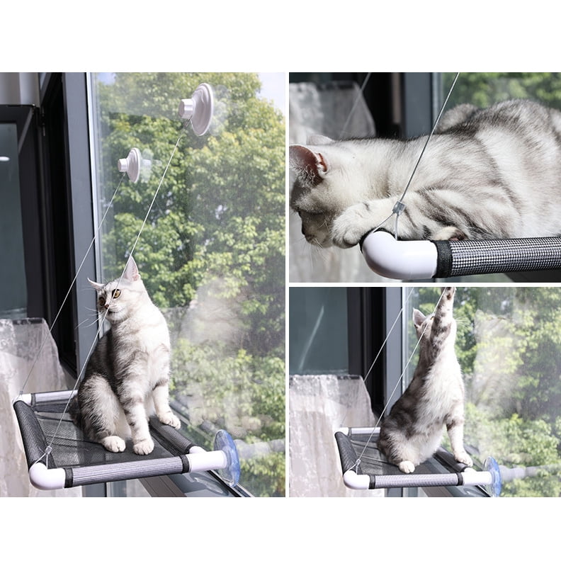 Cat Bed Window, Cat Window Hammock Window Perch, Safety Cat Shelves ...