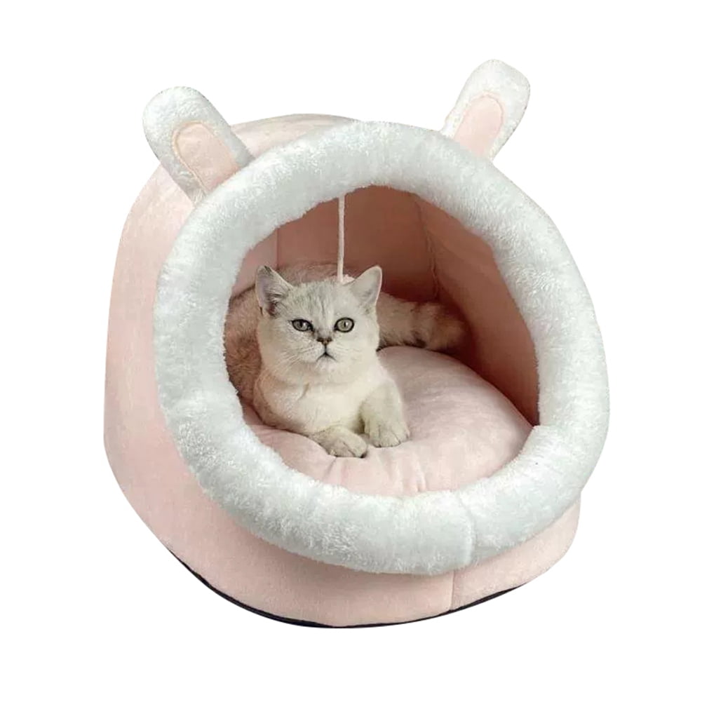 Cat Bed for Indoor Cats, Small Medium Cats Cave Bed, Machine Washable ...