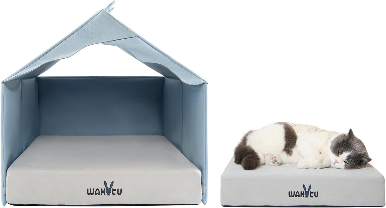 Cat Beds for Indoor Cats - Cat House for Small Cats or Dogs with ...