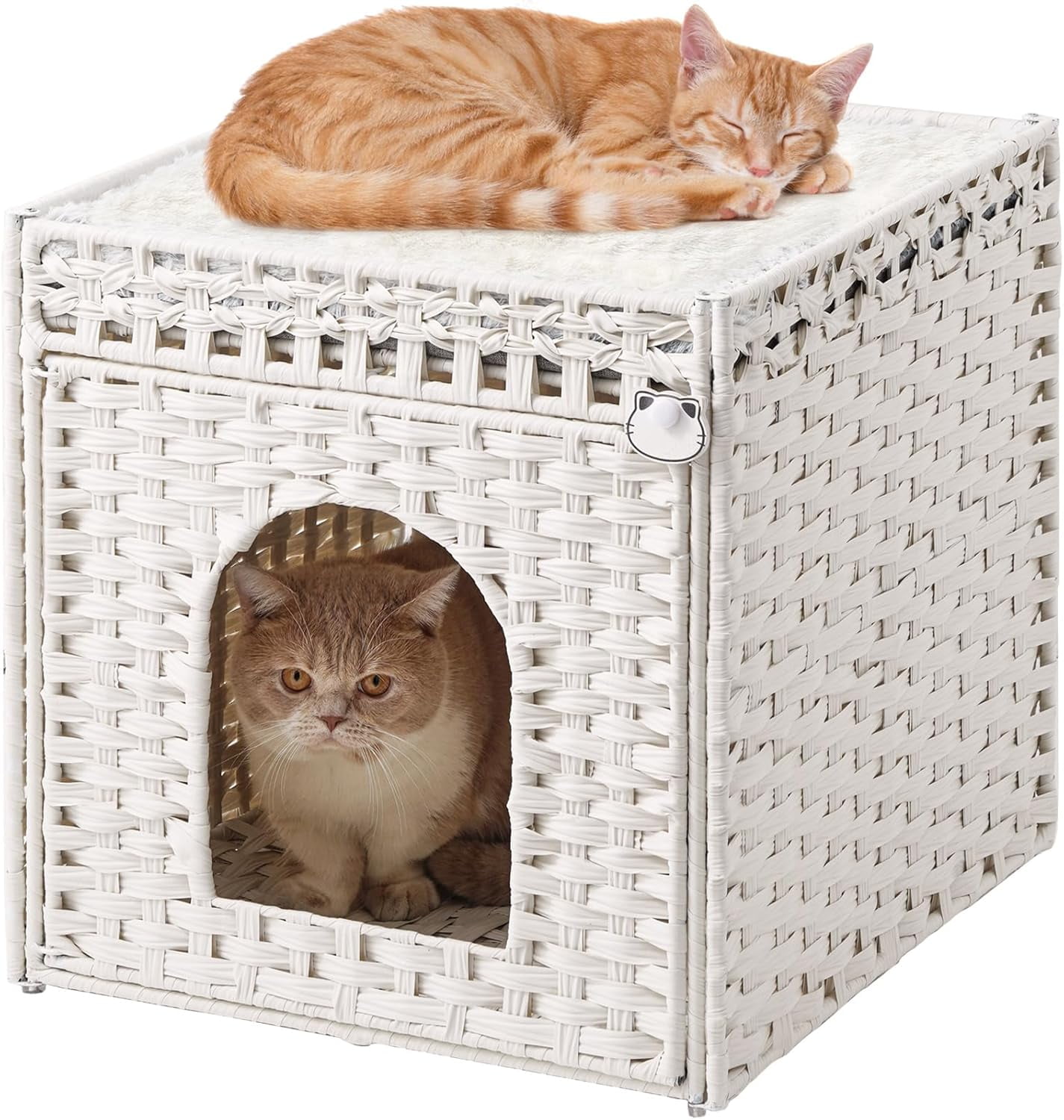 Cat Beds for Indoor Cats Extra Large Double Cat Cave Pet Cube ...