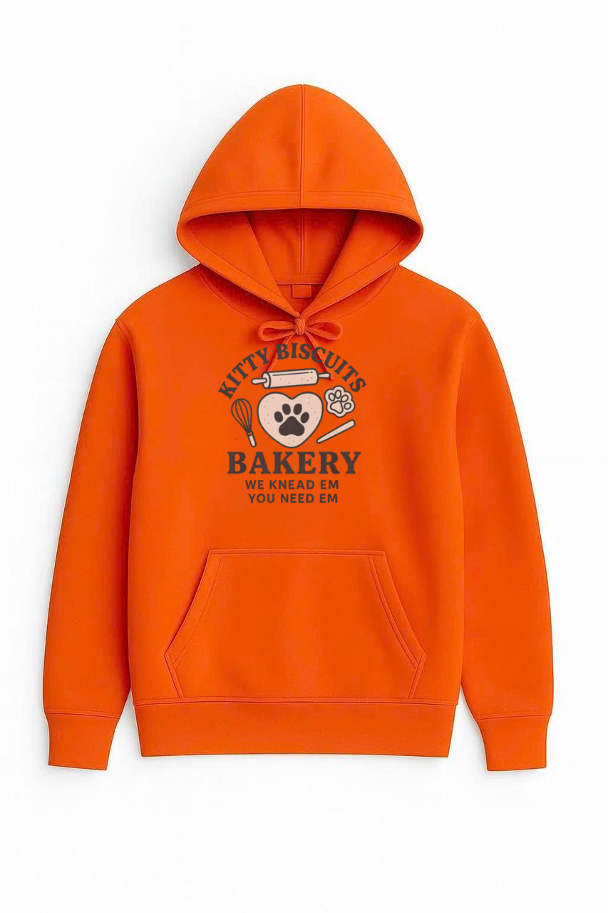 Cat Biscuit Maker Professional Chef Cartoon Baking Feline Hoodie Shirt ...