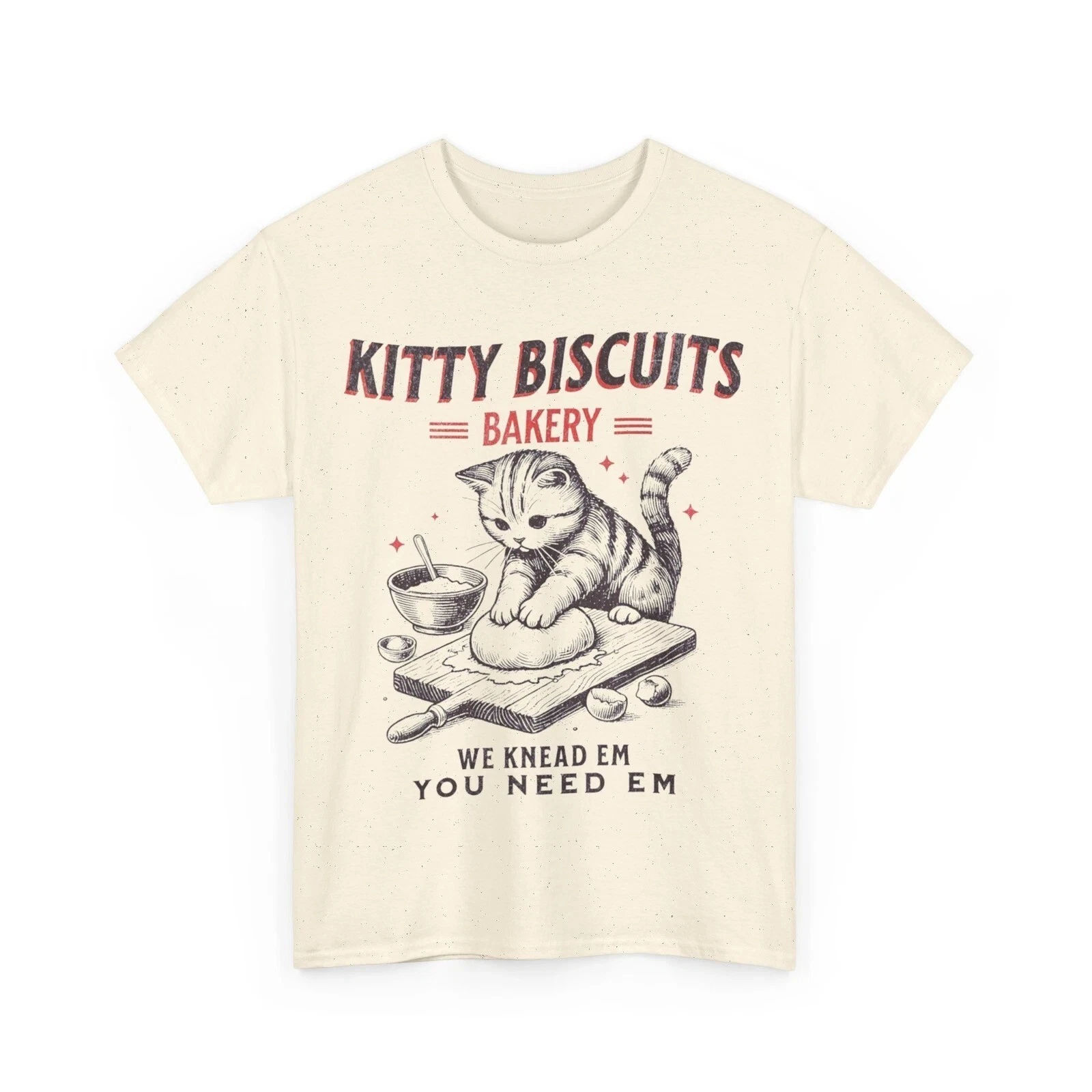 Cat Biscuit Maker Shirt, Funny Cat Kneading, I Lover Kitty Gift ...