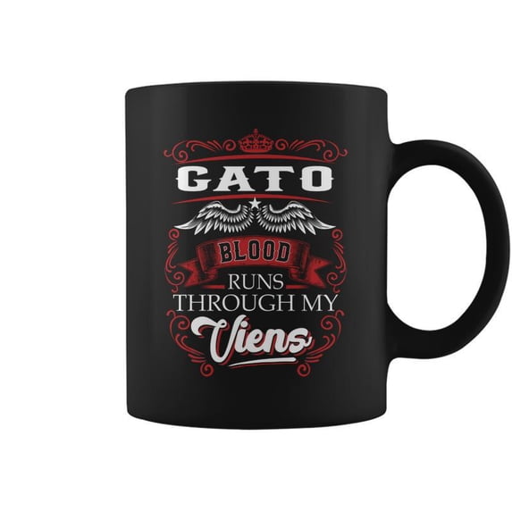 Cat Blood Runs Through My Veins Coffee Mugs - Walmart.com