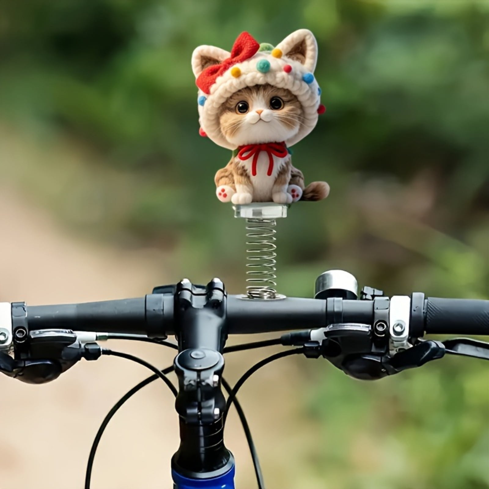Cat Bobblehead 2D Acrylic Figure with Spring Base Desk Decor for Office ...