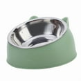 Cat Bowl Lovely Creative Inclined Kitten Puppy Food Feeding Bowls ...