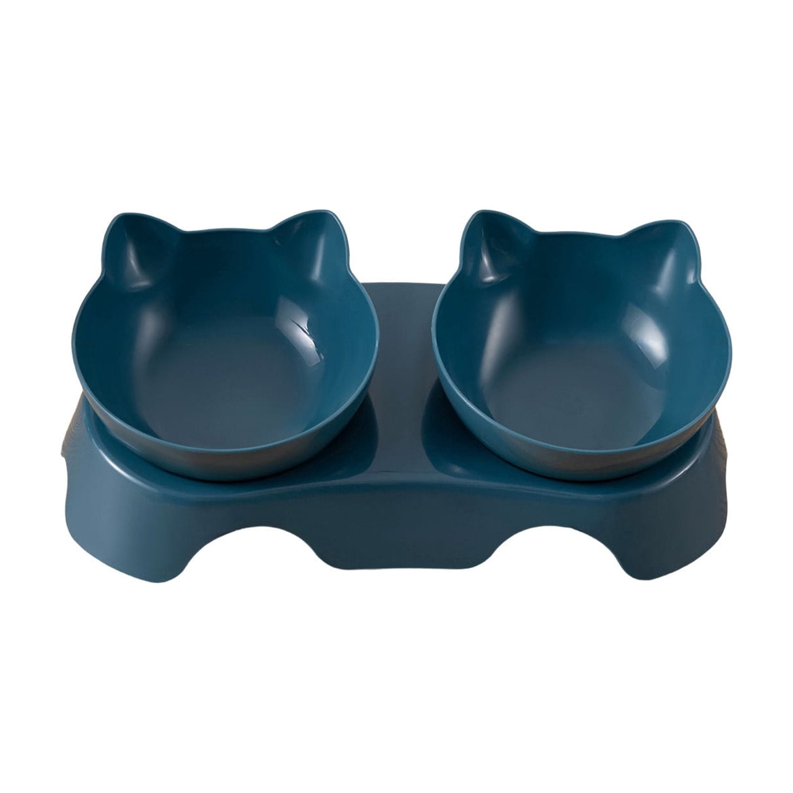 Cat Bowls, Cat Food Bowls Elevated Tilted, Anti Vomiting Kitty Bowl for ...