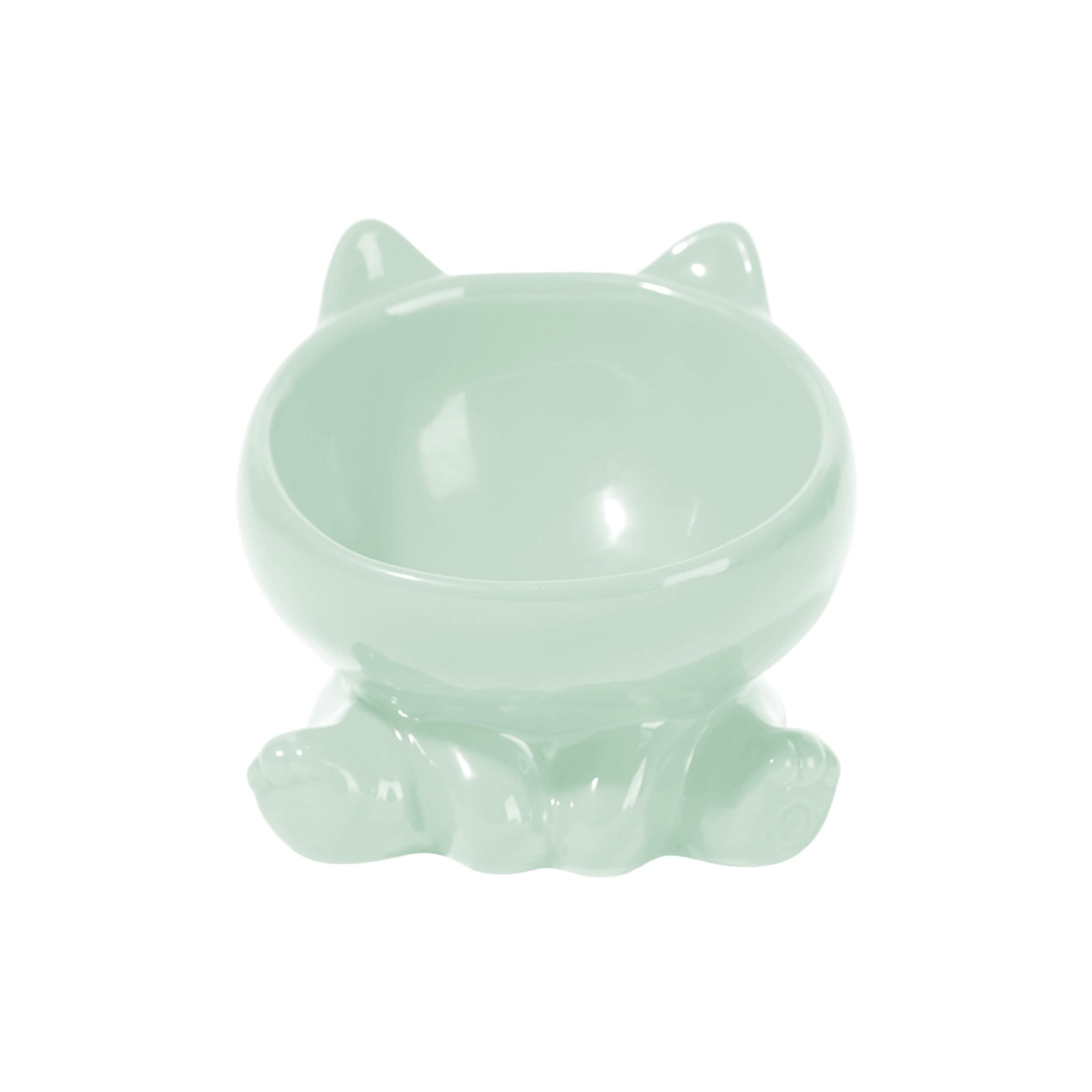 Cat Bowls Cats Food Bowl Large Capacity Pet Food Bowl Cute Drinking ...