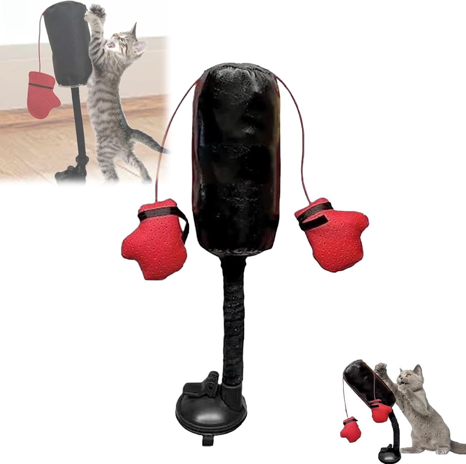 Cat Boxing Toy, Interactive Cat Punching Bag Toy, Punching Bag with ...