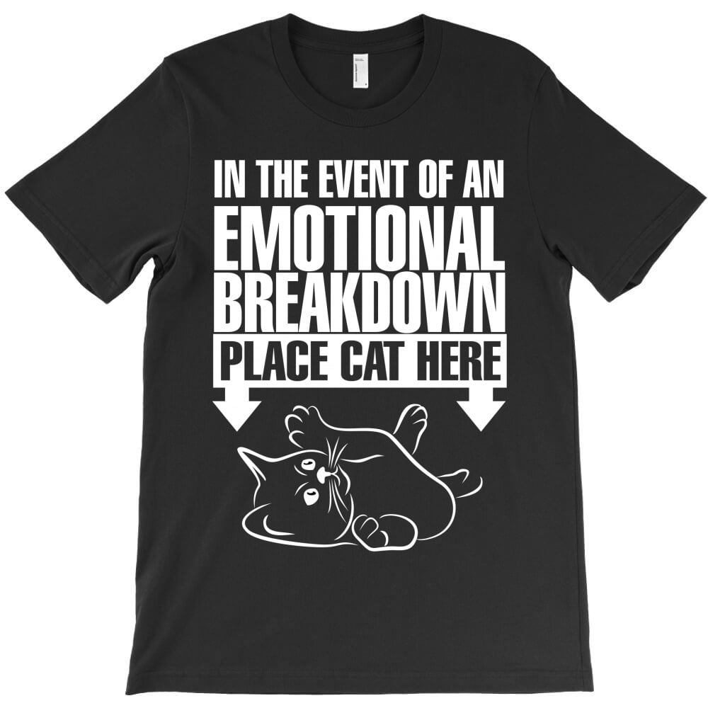 Cat Breakdown Place Cat Here Funny Pet Lover Animal Graphic H14860 ...