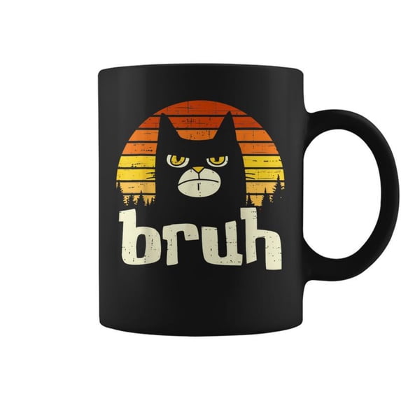 Cat Bruh For Ns Boys Girls Kitty Meow Meme Trendy Coffee Mugs - Walmart.com