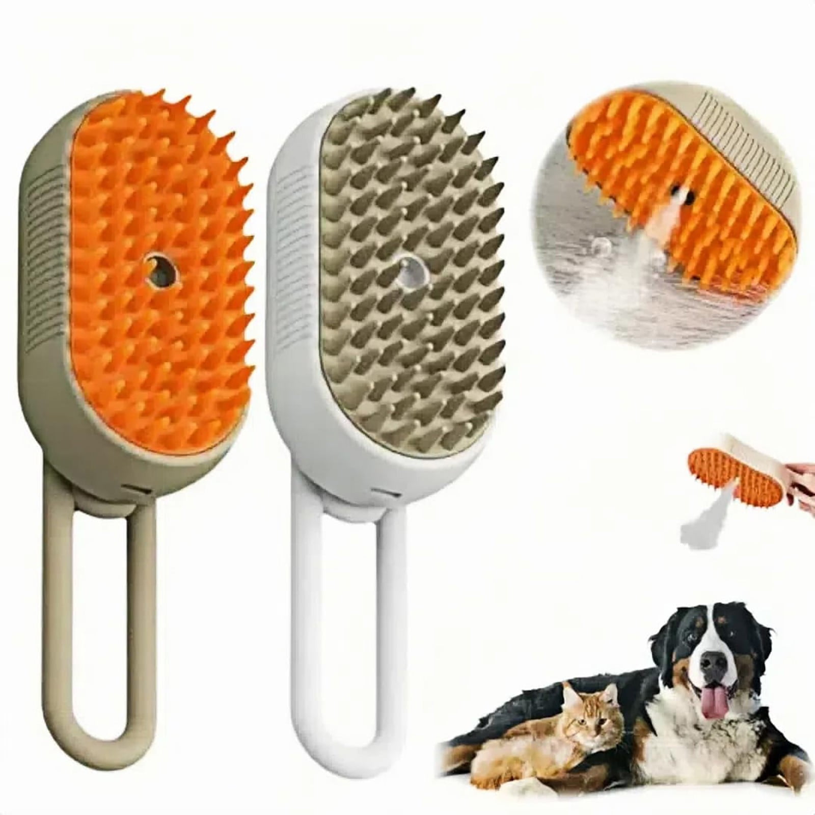 Cat Brush, 2025 Best Cat Steam Brush, Cloud Care Cat Brush, 3-in-1 Self ...