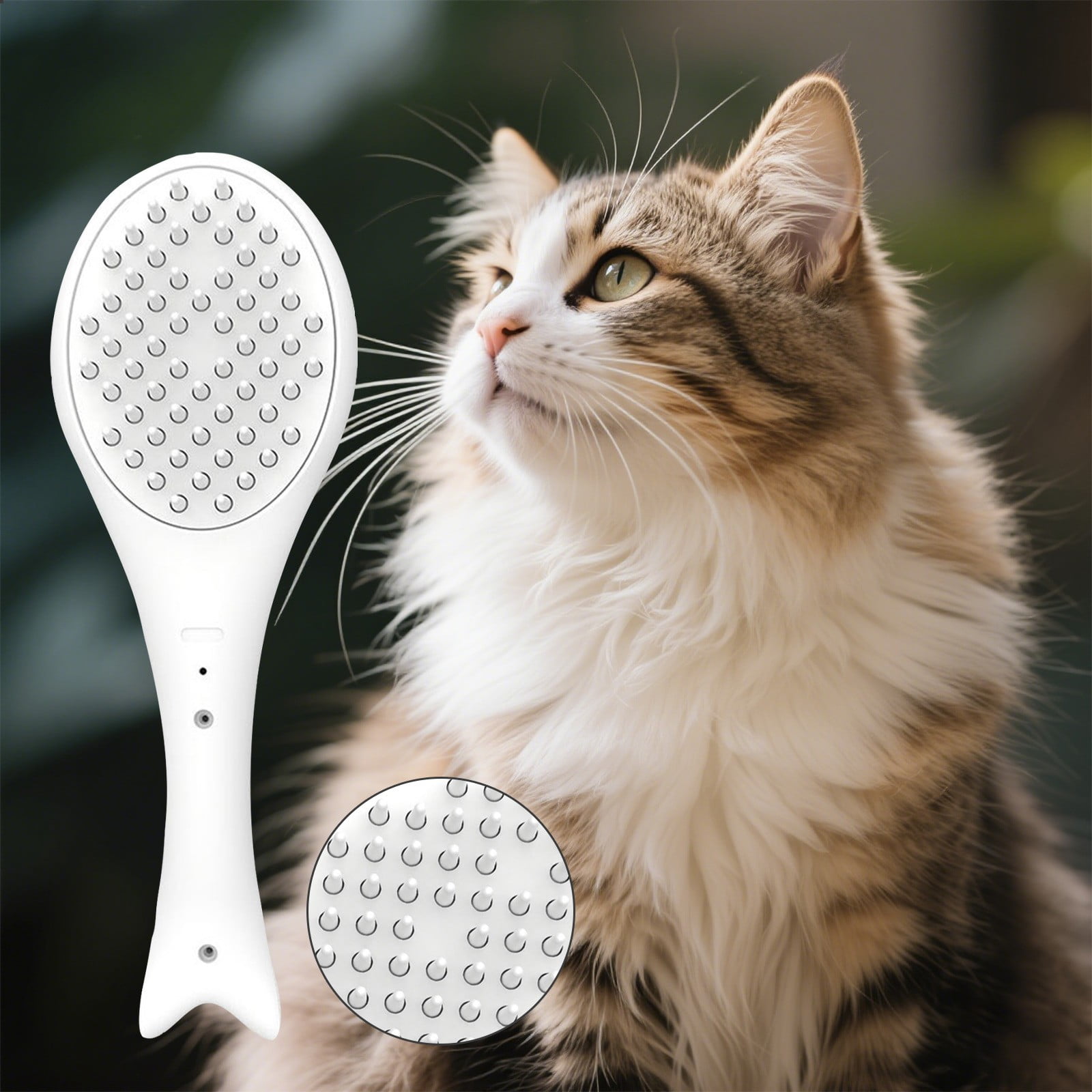 Cat Brush,Dog Brush,Self-Cleaning Dog Brush for Small Dogs - Cat Brushes for Indoor Cats ...