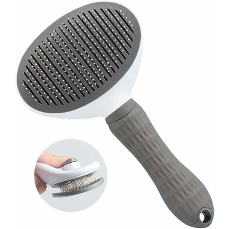 Cat Brush Dog Brush, Self-Cleaning Grooming Massaging Comb, Effective ...