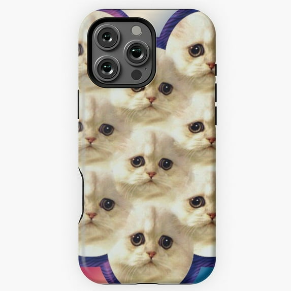 Cat Bubbles Funny Whimsical Meme Art Design Phone Case Compatible ...