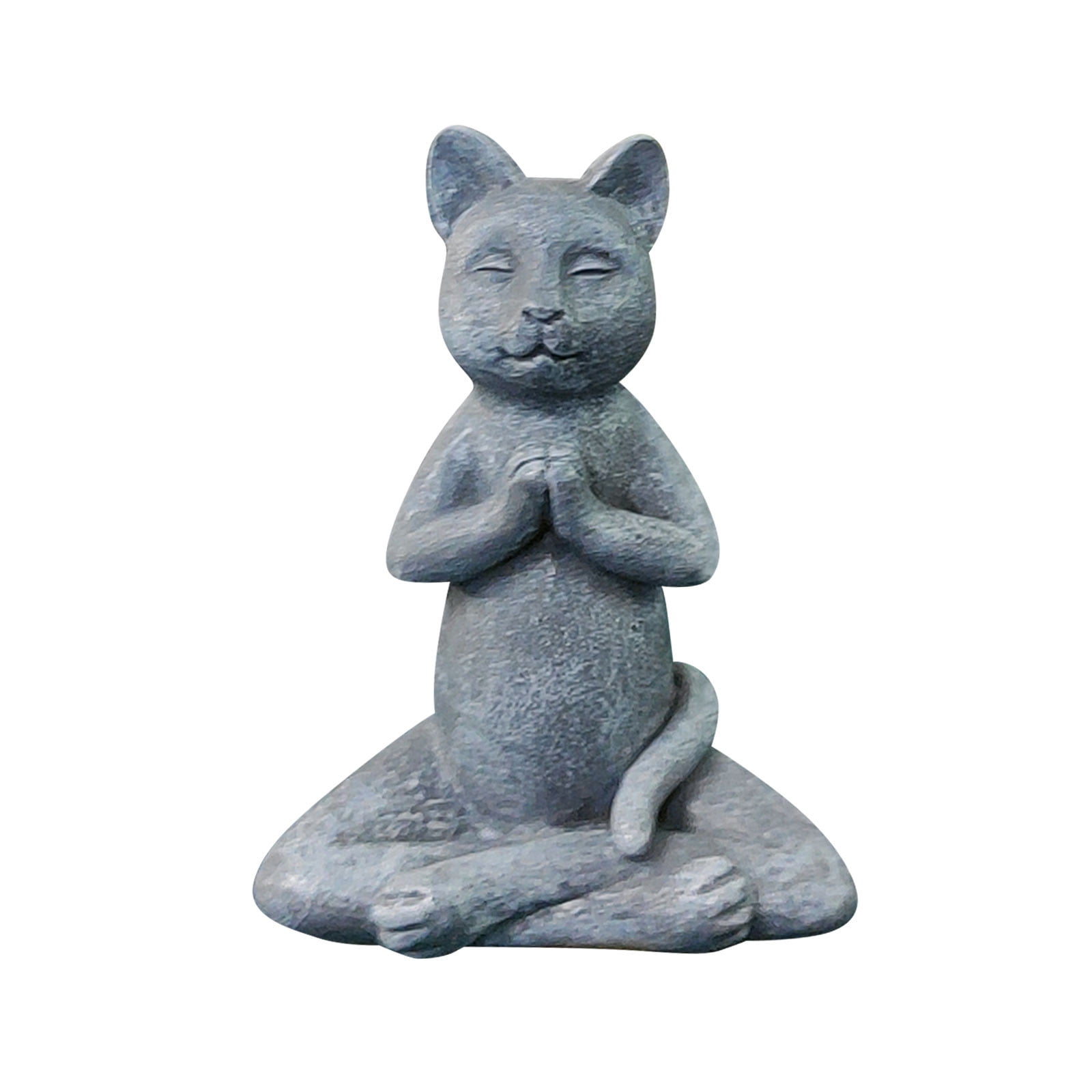 Cat Buddha Meditation Cat Statue Garden Outdoor Sculpture Decoration ...
