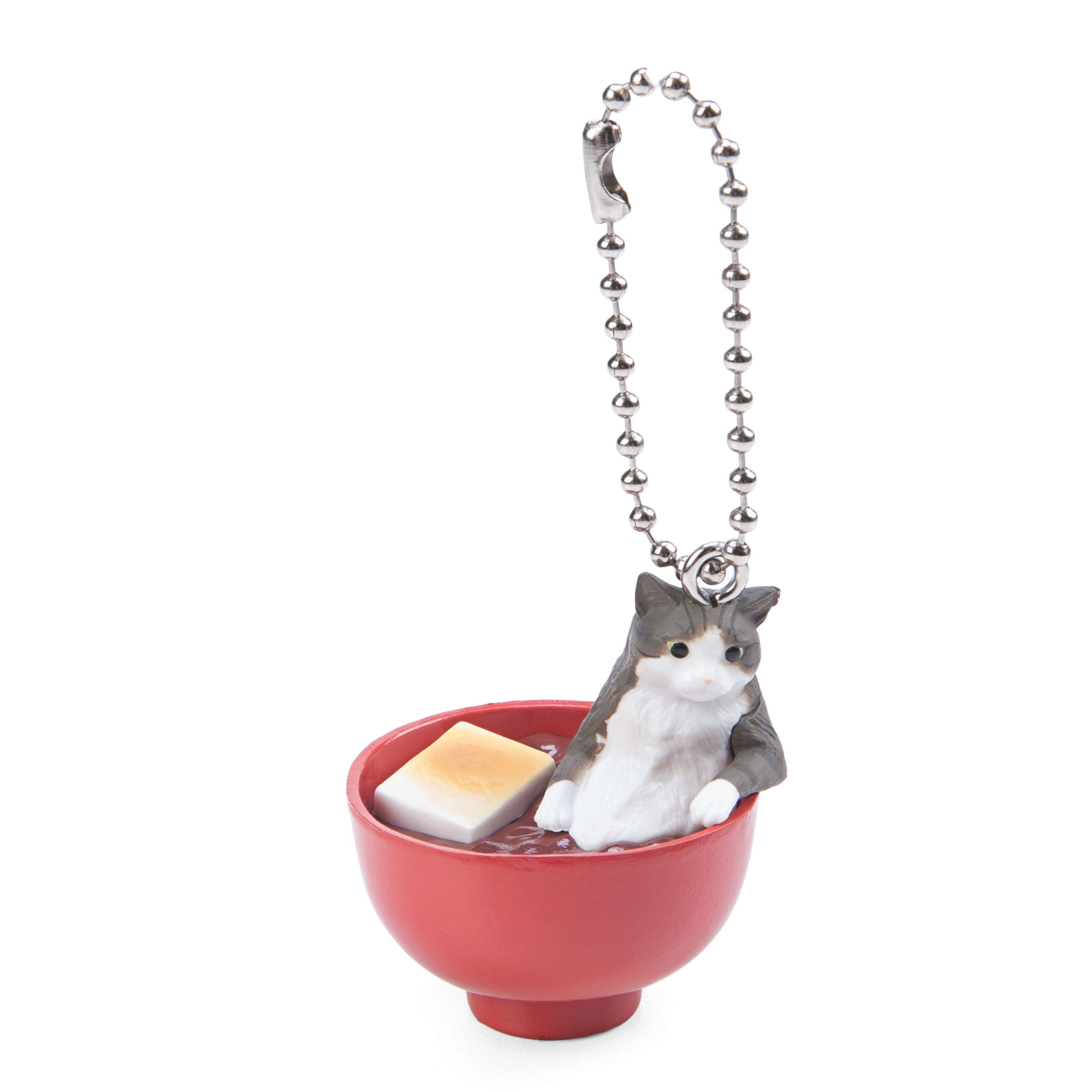 Cat Cafe 5 Series Red Bean Soup Figure Keychain - Walmart.com