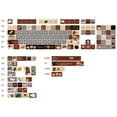 Cat Cafe Themed 5-Side Dye-Sublimation Keycaps, MOA Full Set OEM ...