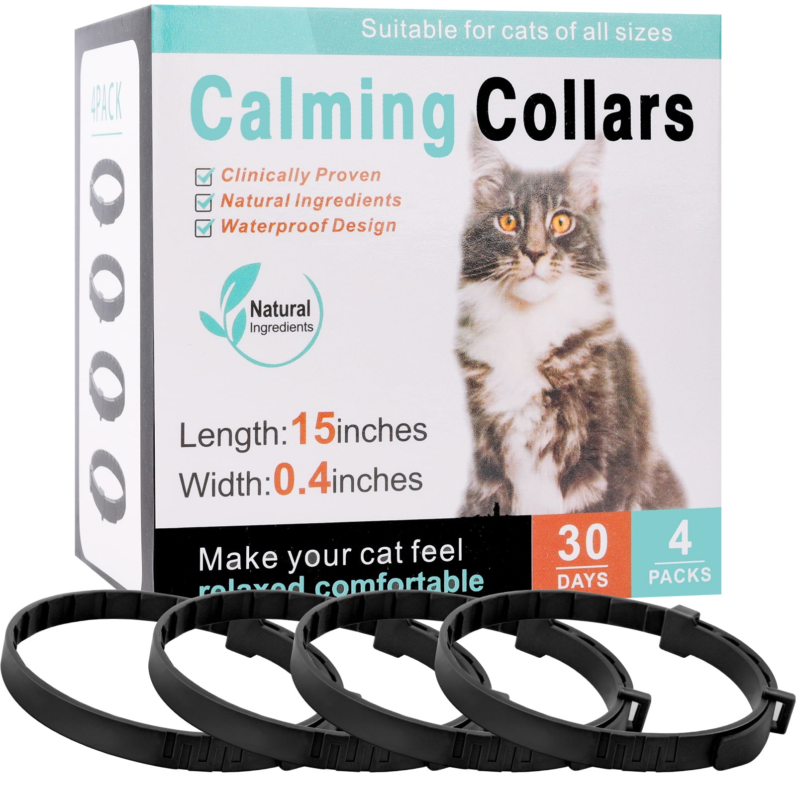 Cat Calming Collar for Aggression, Cat Calming Collar Pheromones Help ...