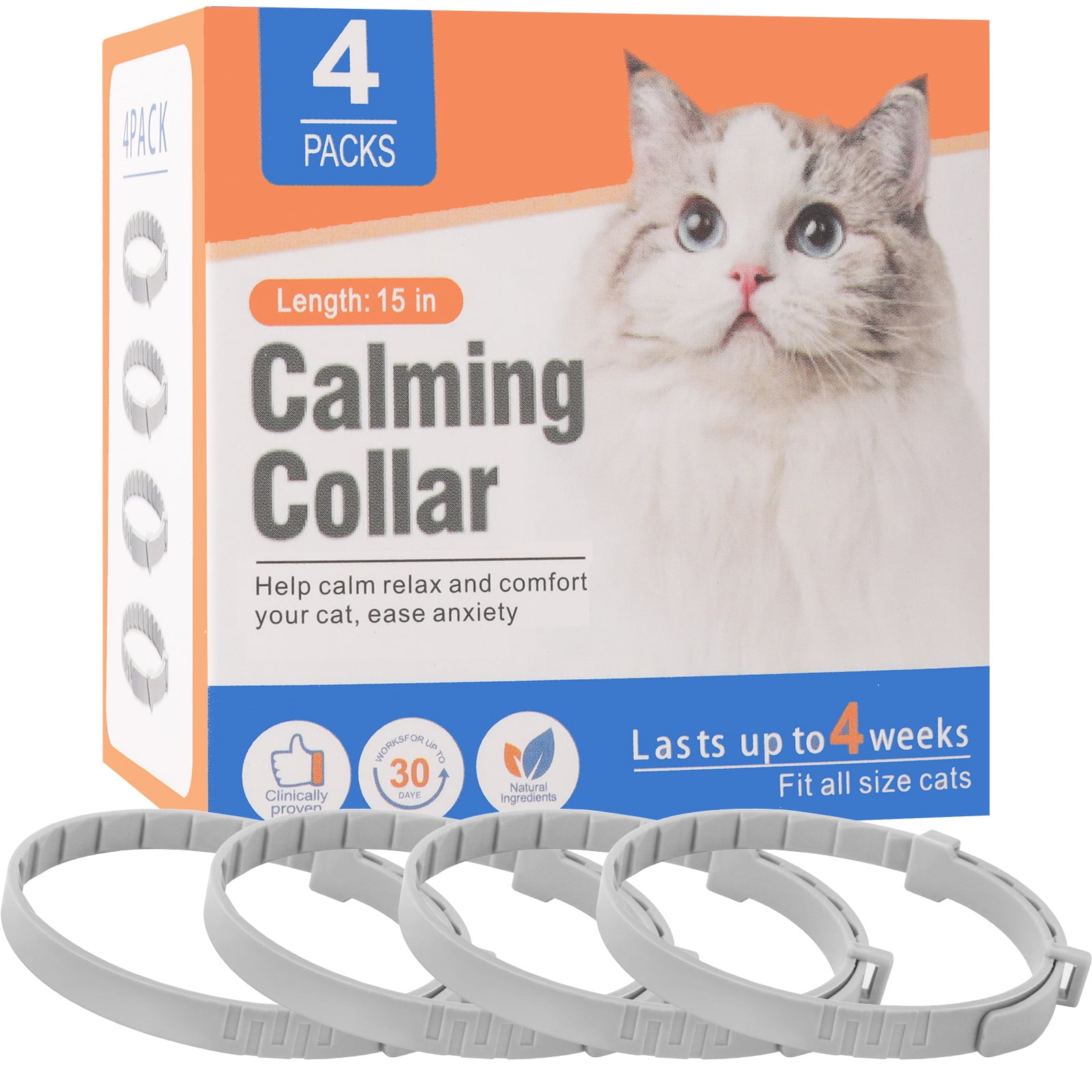 Cat Calming Collar for Aggression, Cat Calming Collar Pheromones Help ...
