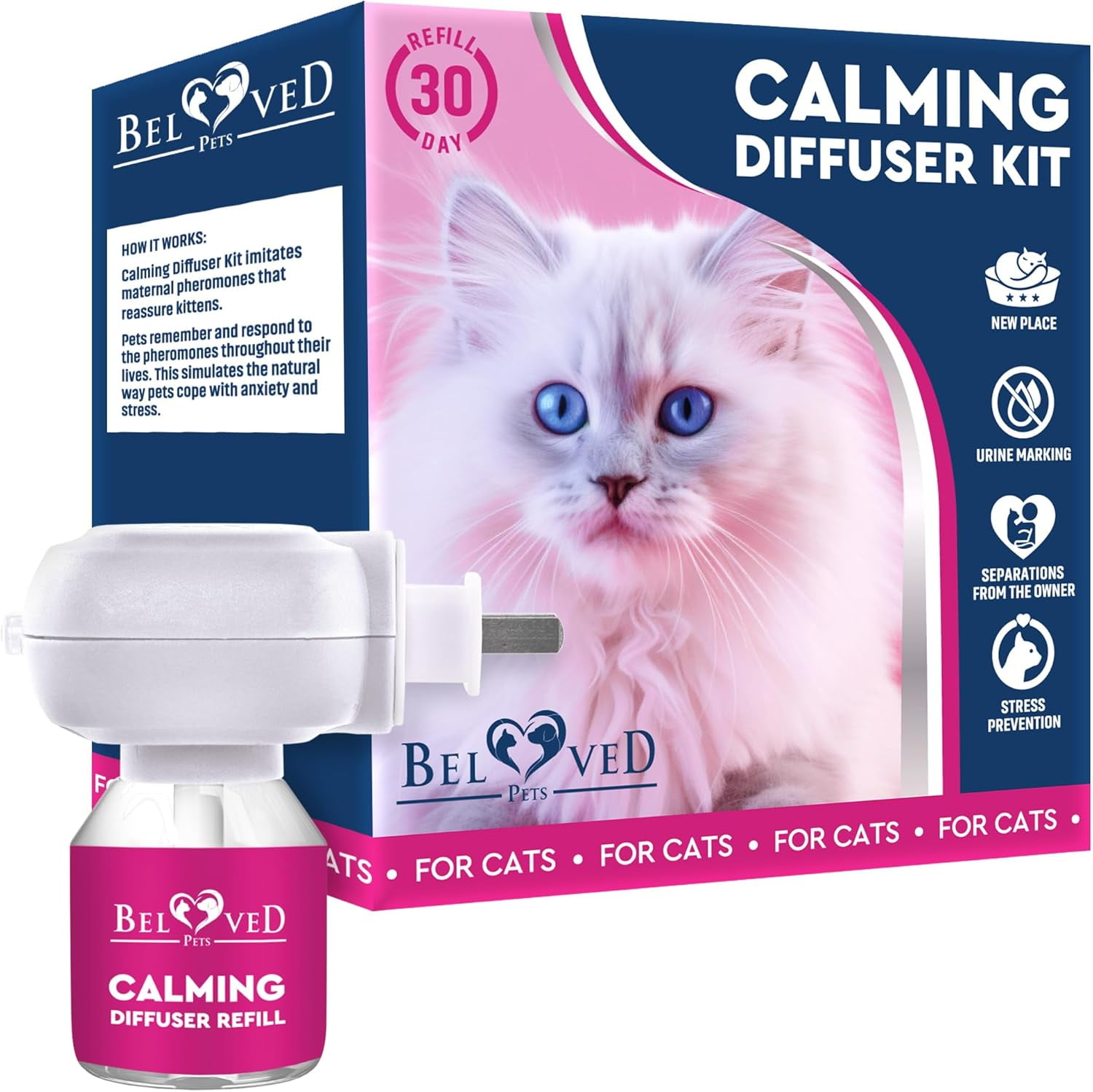 Cat Calming Diffuser & Pet Anti Anxiety Products - Feline Calm ...