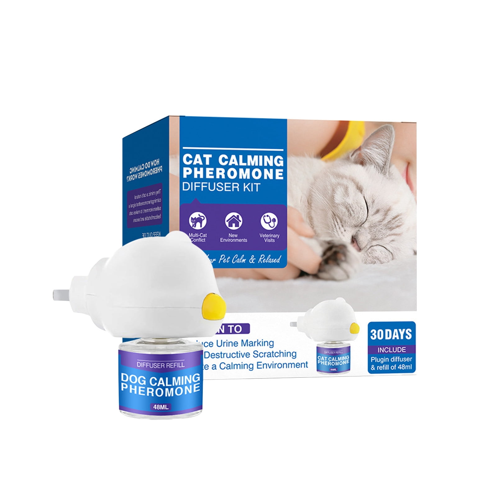 Cat Calming Pheromone Diffuser Refill | Vet Recommended to Relieve ...