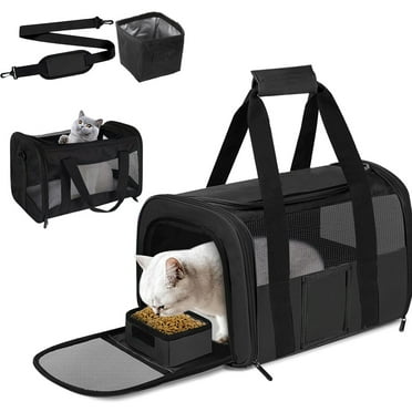 Carrier for Cats and Dogs - Soft-Sided Travel Carrier for Small Animals ...
