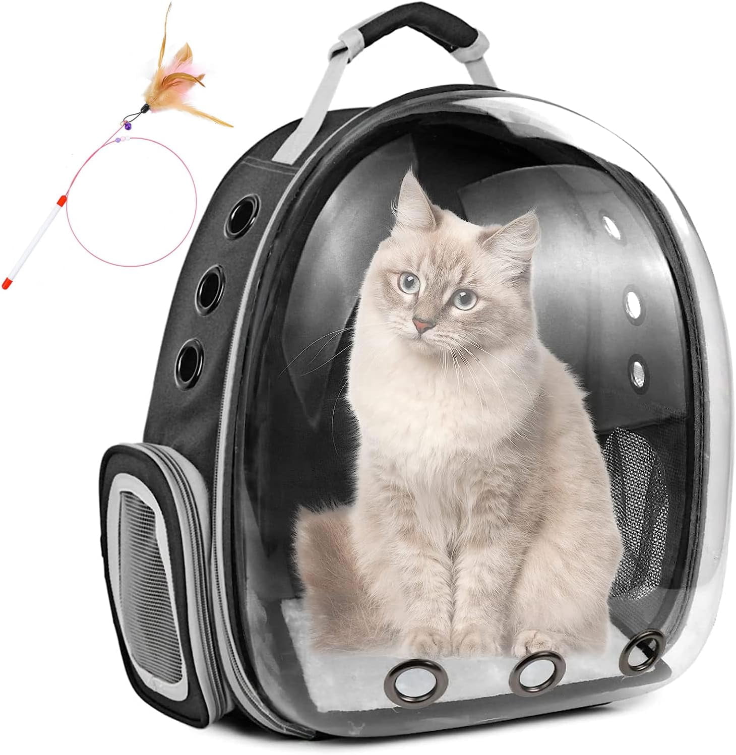 Cat Carrier Expandable Backpack, Airline Approved Pet Carriers for ...
