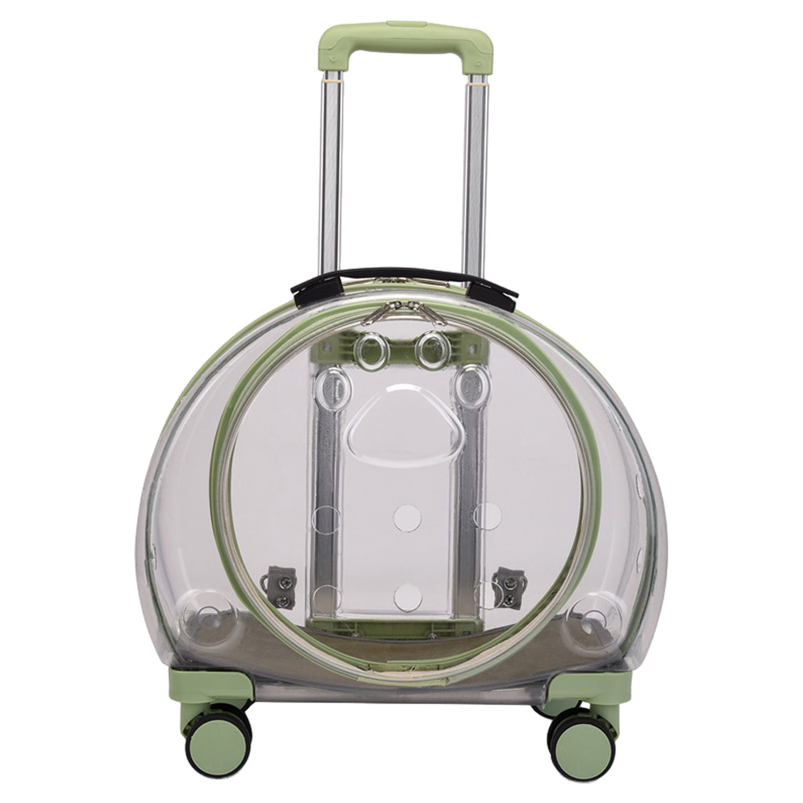 Cat Carrier with Wheels Cat Carrier Pet Trolley Case Breathable Holes ...