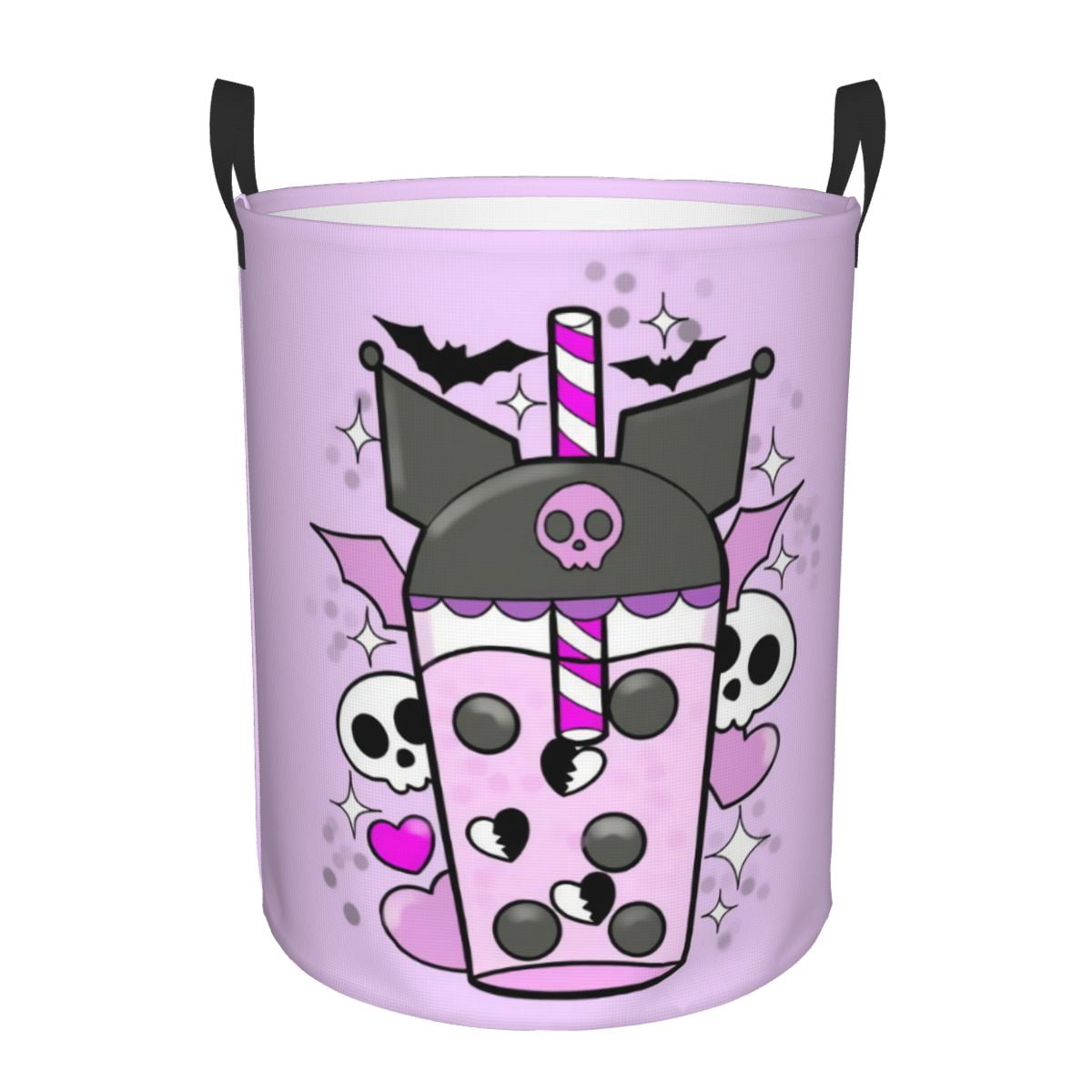 Cat Cartoon Anime Laundry Basket Foldable Toy Clothes Hamper Storage ...