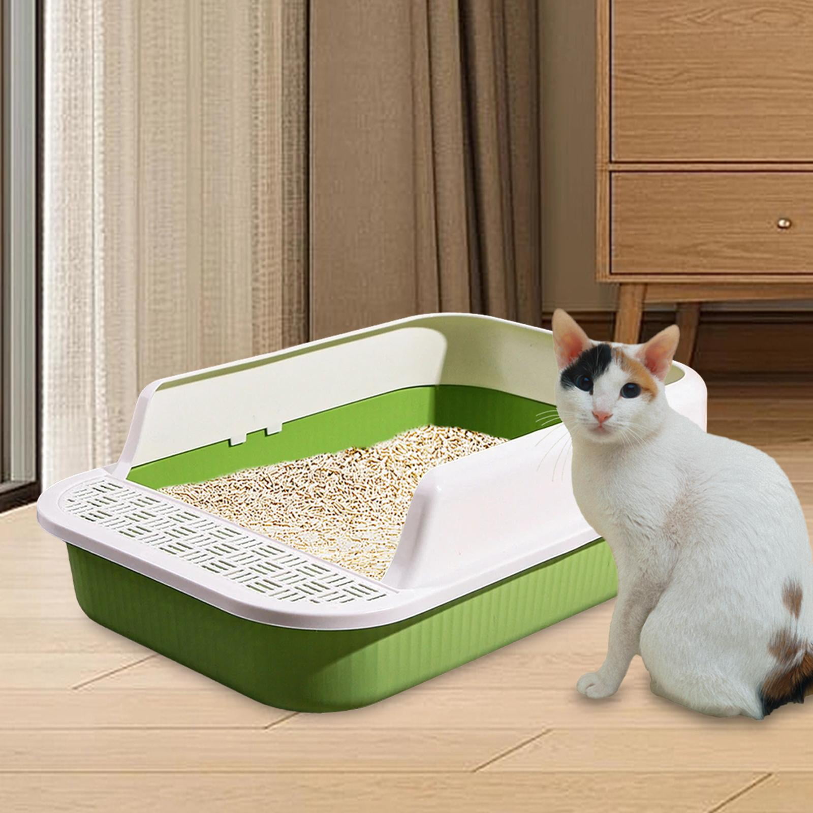 Cat , Cat Toilet, Cat Bedpan, Anti Splashing Detachable Cat Sand Basin ...