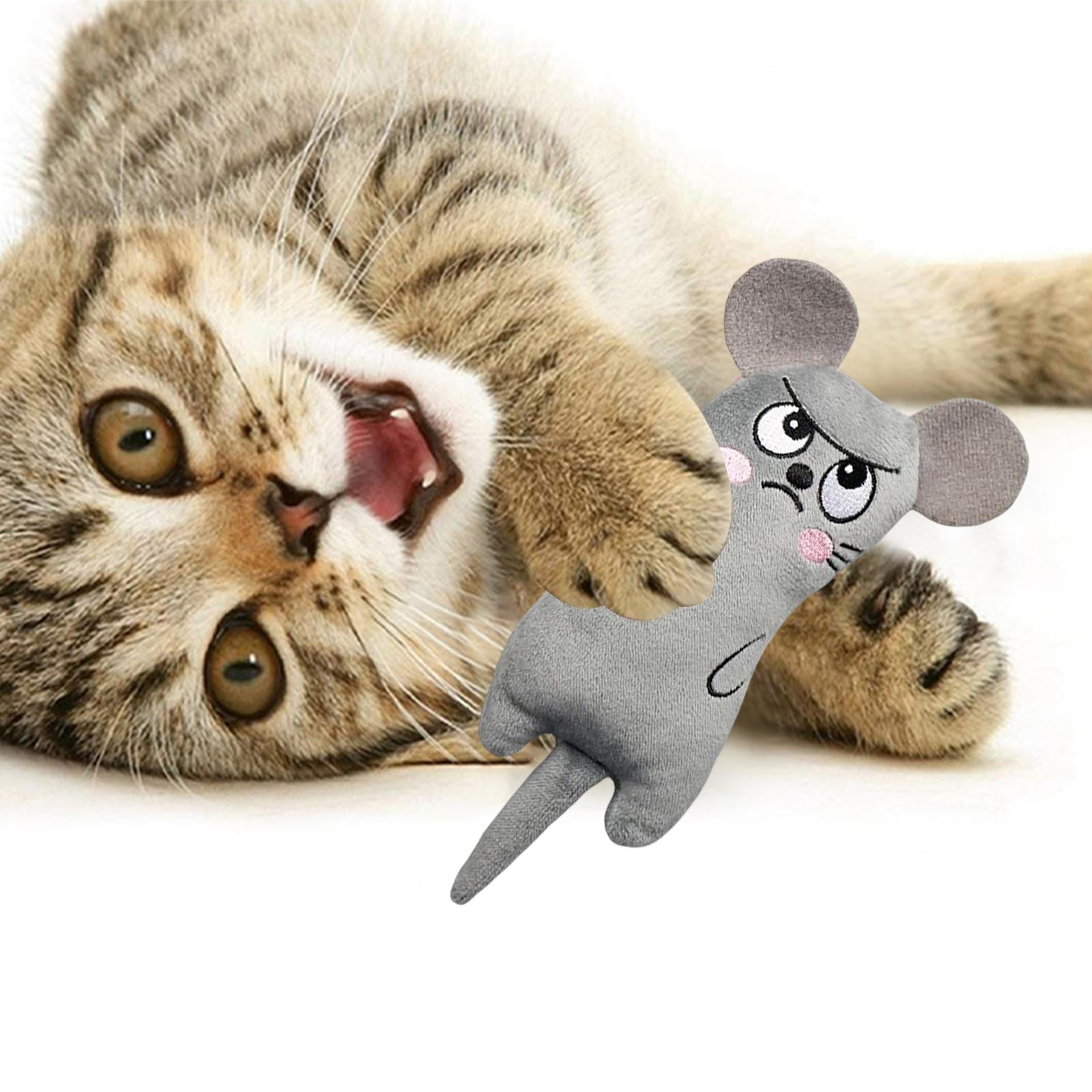 Cat Catnip Toys Interactive Cats Kitten Plush Chew Toy Pet Stuffed ...