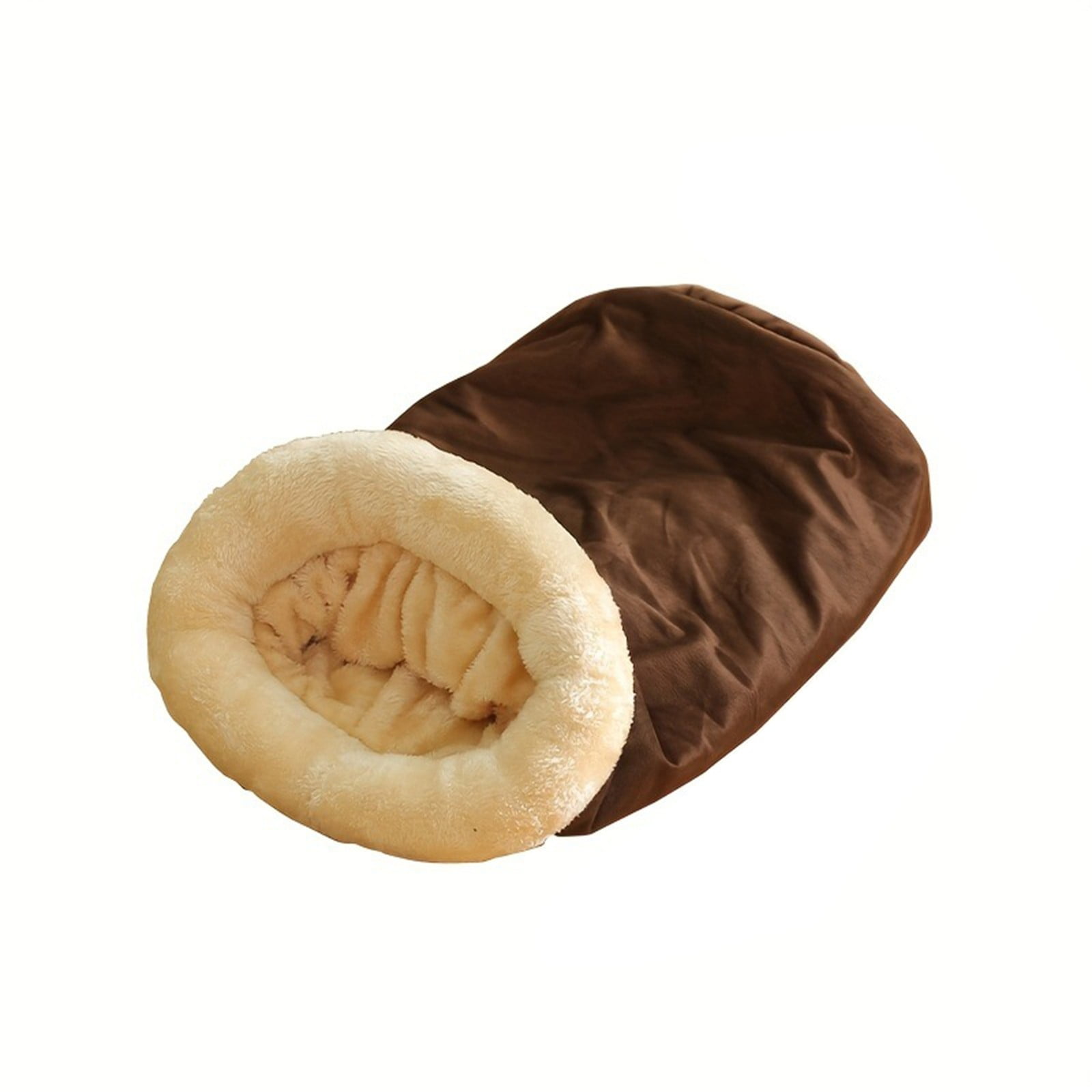 Cat Cave Bed - Fleece Warm Covered Cat Bed Indoor for Cold Weather ...