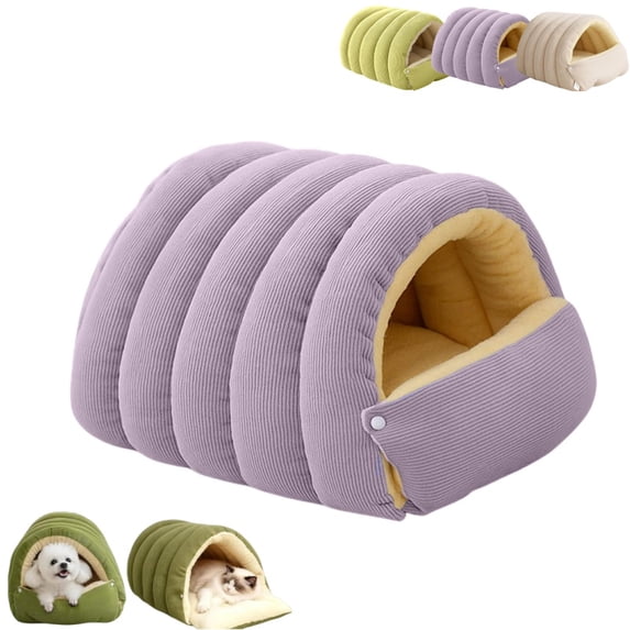Cat Cave Bed for Indoor Cats, Winter Warm Cat Sleeping Bag Small Dog ...