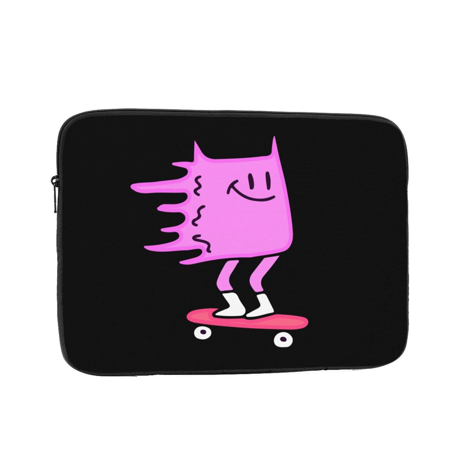 Cat Character Riding Skateboard 13 inch Portable Laptop Sleeve ...