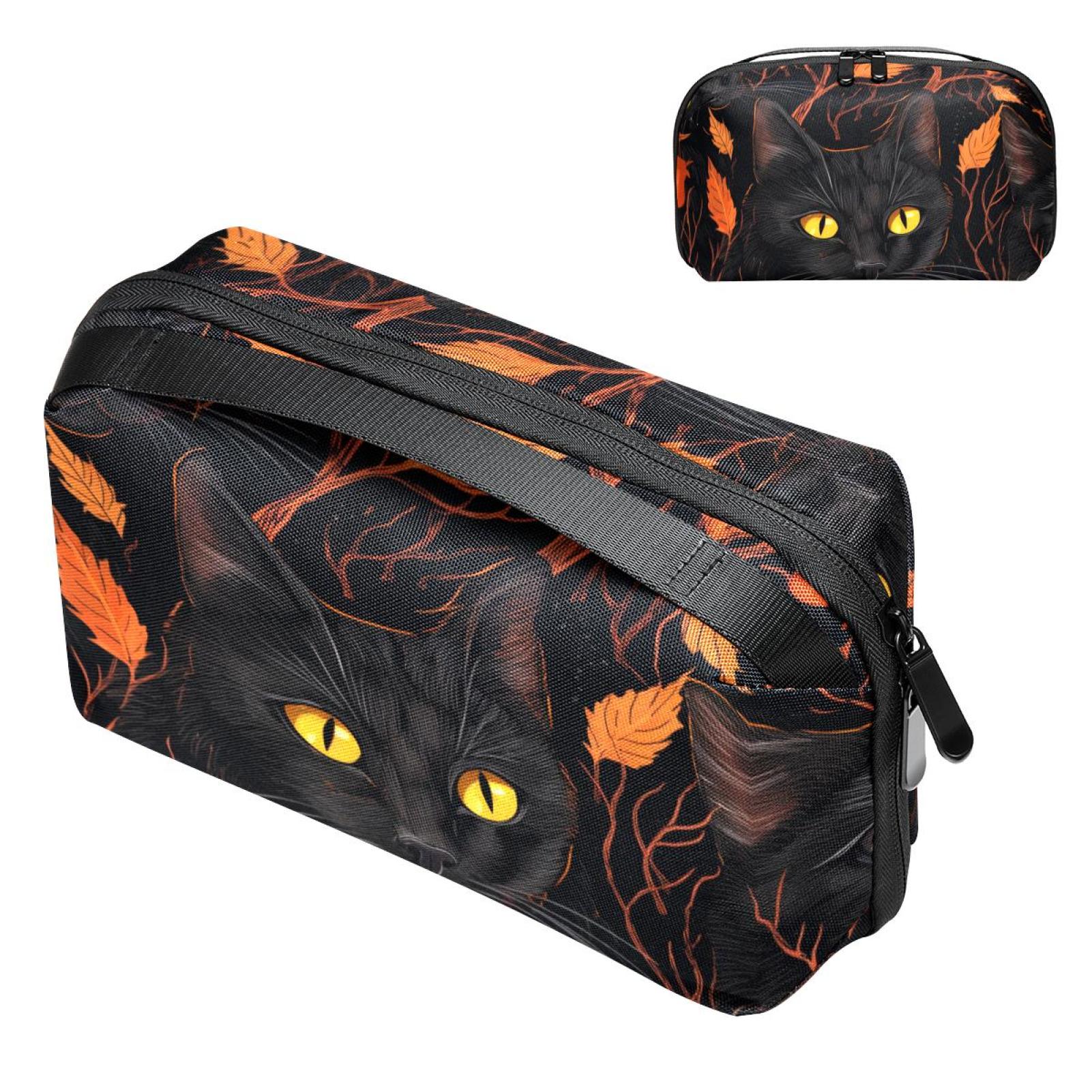 Cat Charger Organizer Hard Drive Bag Cable Cord Organizer Small Storage ...