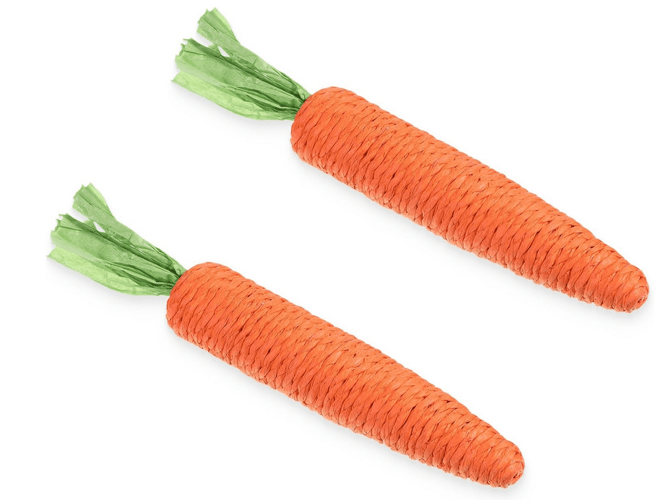 Cat Chew Toys, Carrot Shapes Cat Rope Toys with Sounding Parcels ...