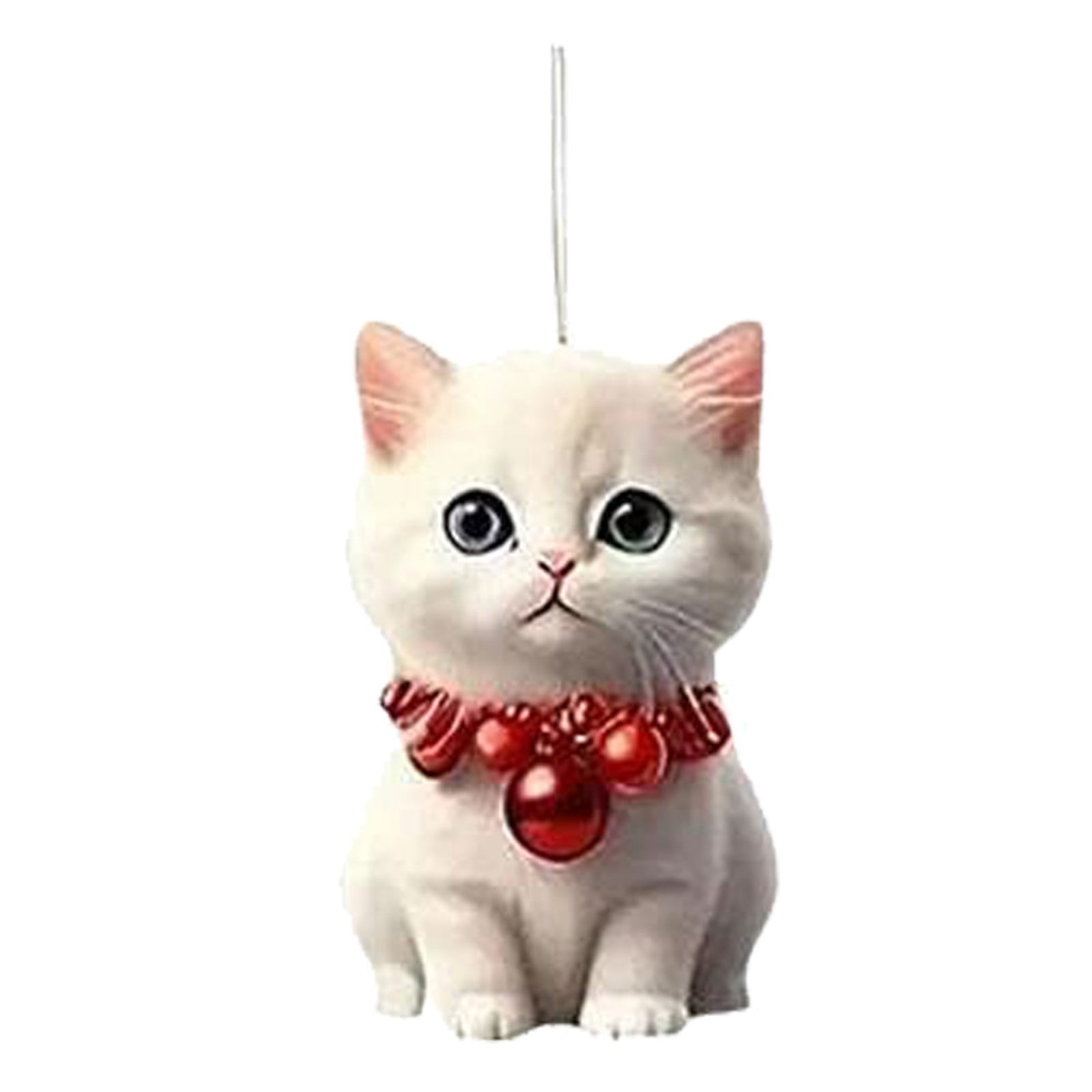 Cat Christmas Tree Ornament Car Hanging Pendant Christmas Cat Tree ...