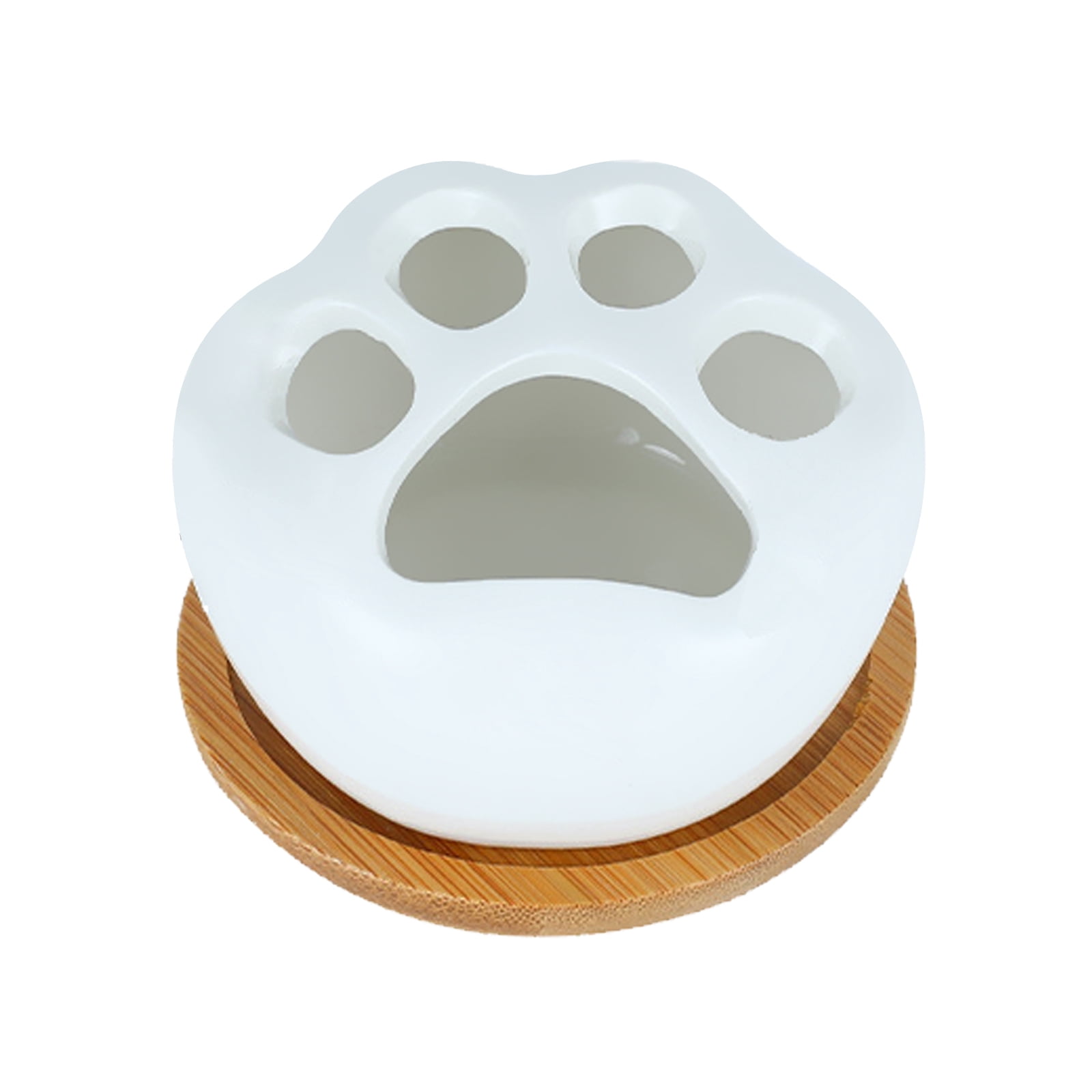 Cat Claw Flower Pot Gardening Mini Ceramic Creative White Cute Simple ...