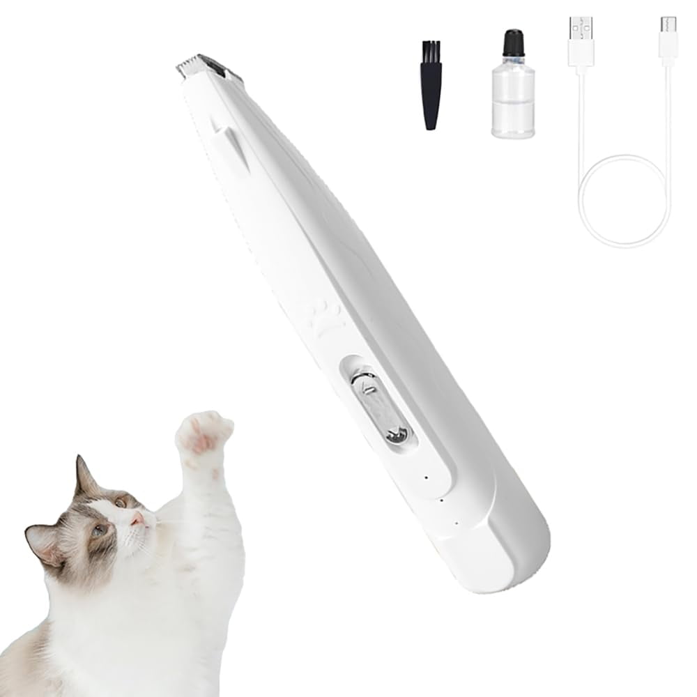 Cat Clippers for Matted Hair Local Hair Trimmer,2 Speed Low Noise Cat ...