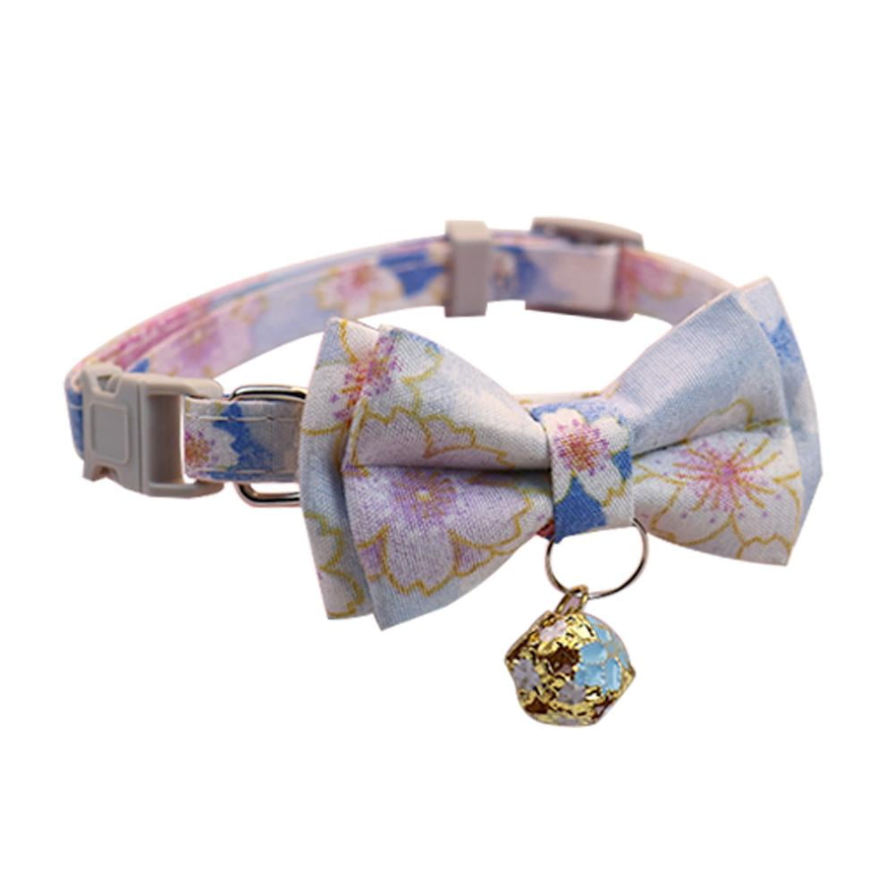 Cat Collar Breakaway, Small Cat Collar with Cute Bow Tie and Bell Plaid ...