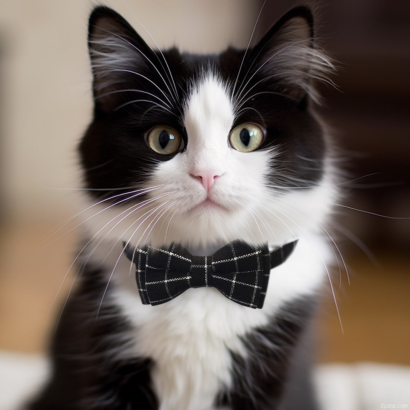 Cat Collar with Removable Bow Tie and Bell, Safety Buckle Kitten ...