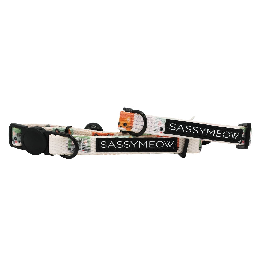 Sassy Meow Cat Collar S - Smitten Kittens - Walmart.com