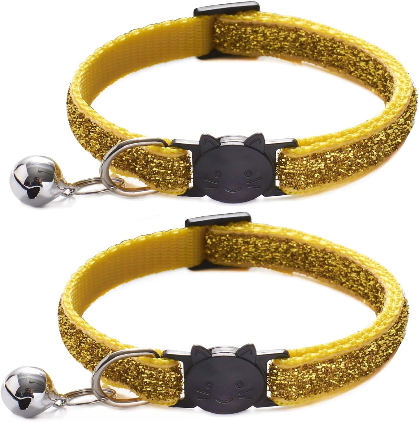 Cat Collars, 2 Pcs Adjustable Christmas Cat Collars, Cat Christmas ...