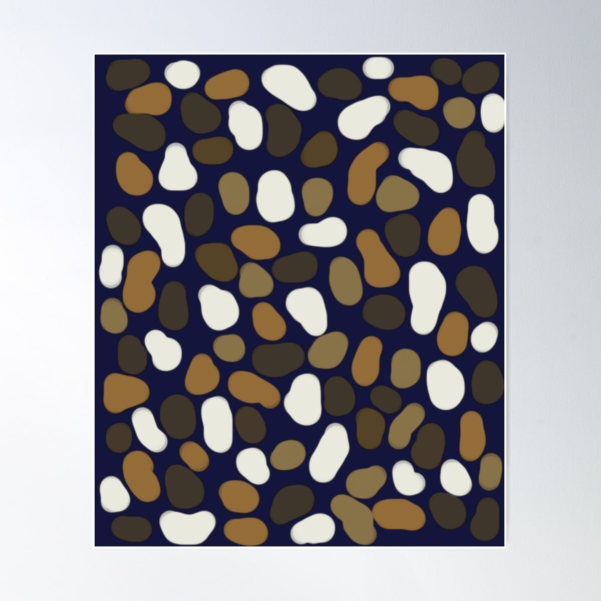 Cat Color Patches. Poster Wall Art Modern Wall Decor For Living Room ...