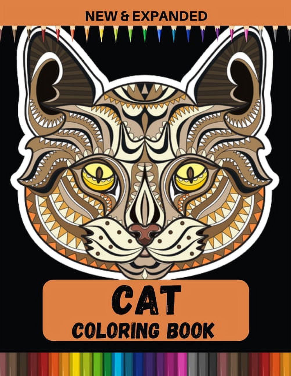 Cat Coloring Book (New & Expanded) : Stress Relieving Coloring bood for ...