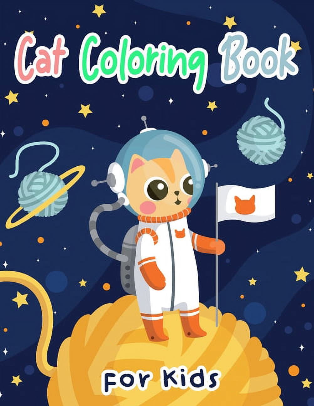 Cat Coloring Book for Kids : Cats Coloring book for Girls and Kids Ages ...