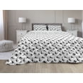 Cat Comforter & Sham Bedding Set, Domestic Animals Chasing After Yarn ...